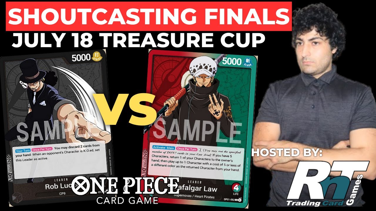 One Piece Card Game: Shoutcasting July 18th EU Treasure Cup Finals ...