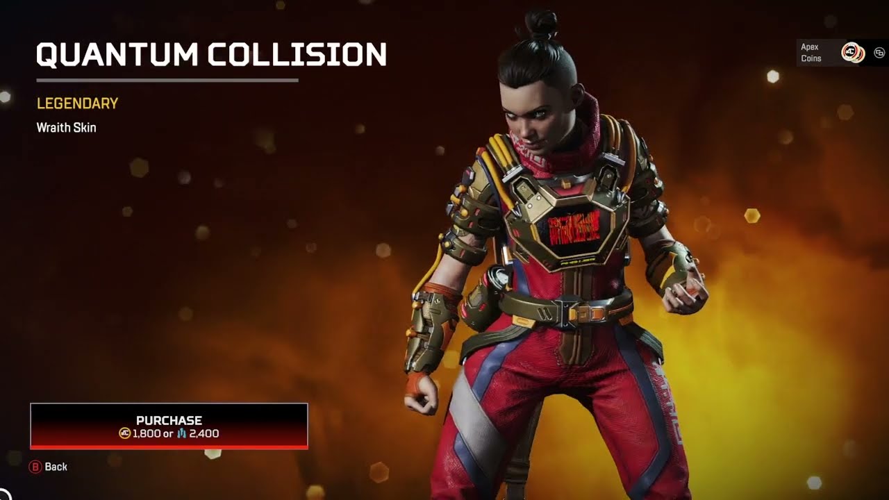 New Legendary Skin for Wraith (Quantum Collision), Unshackled. [Apex ...