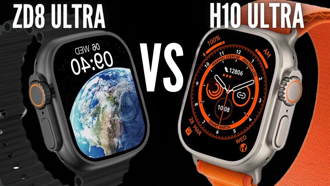 Iwo H10 ULTRA VS Iwo ZD8 ULTRA (Iwo Watch Ultra) Qual ESCOLHER?! - YouTube