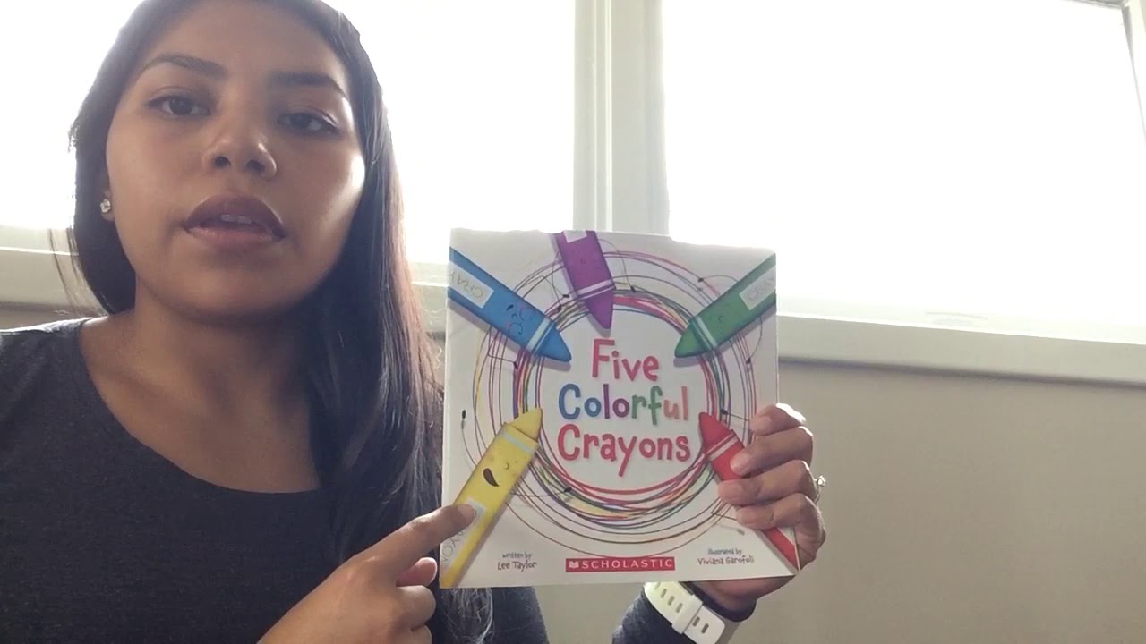 PreK with Mrs. Moran: Miss Z reads ‘Five Colorful Crayons’ - YouTube