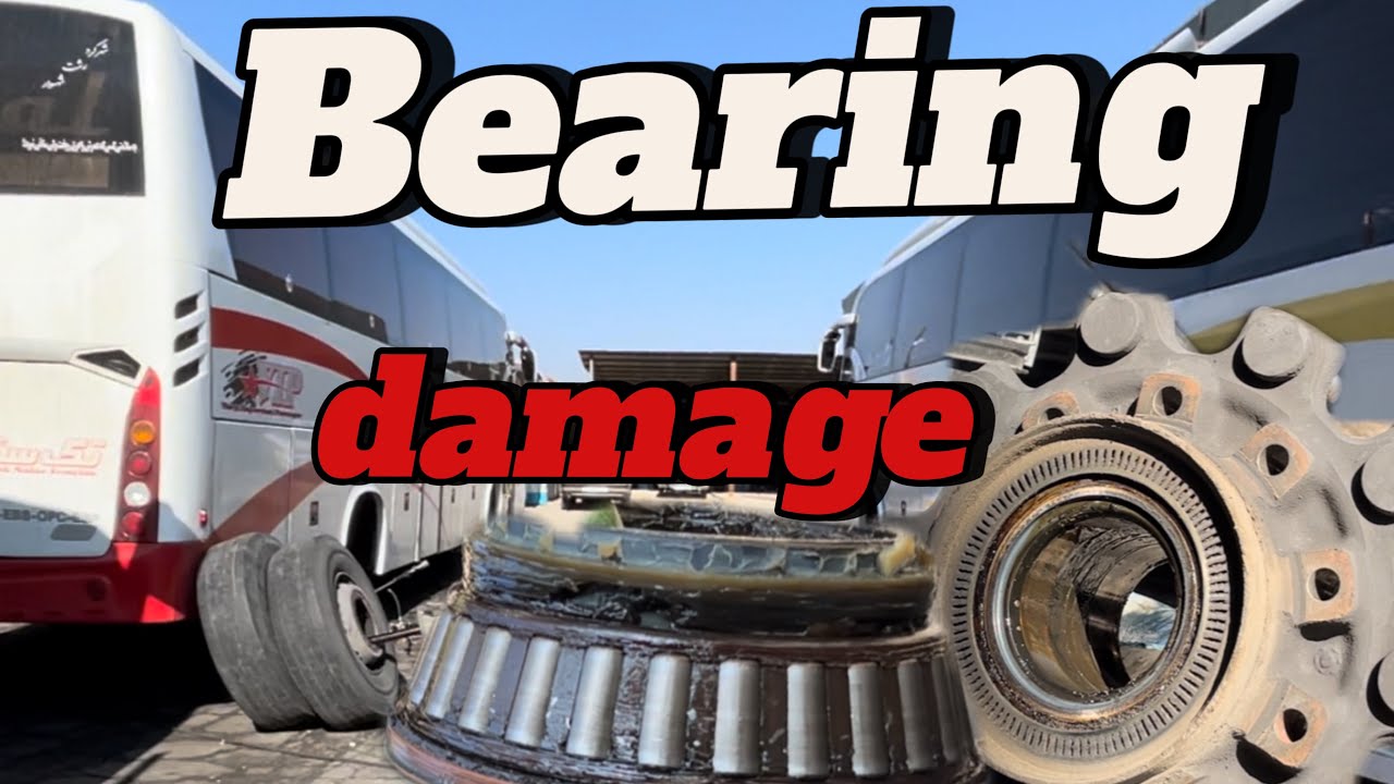 Mechanical services bus scania, The ball bearing is damaged due to ...