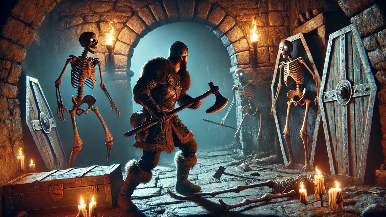 I Conquered an Ancient Skeleton Crypt in Valheim! - YouTube