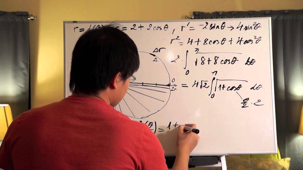 Calculating Length of Limacon Without Inner Loop - YouTube