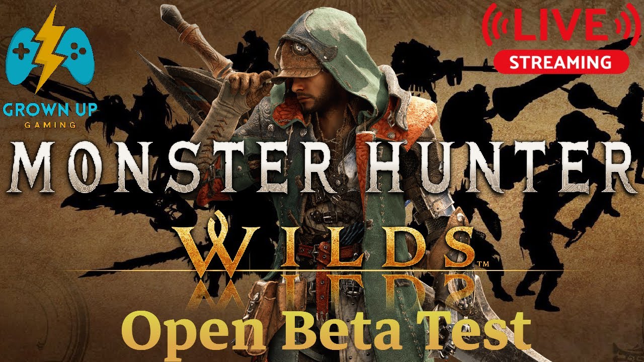 Monster Hunter Wilds Open Beta Test Live Stream - YouTube