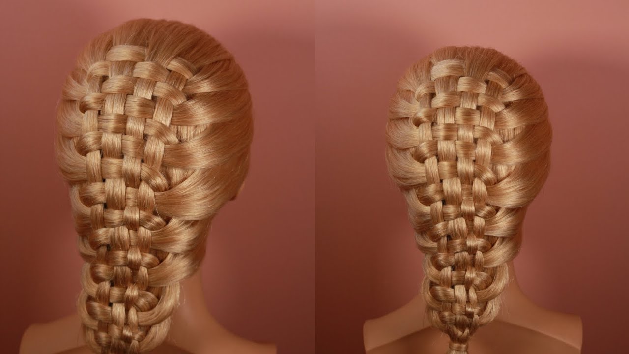 Basket braid 🧺 - YouTube