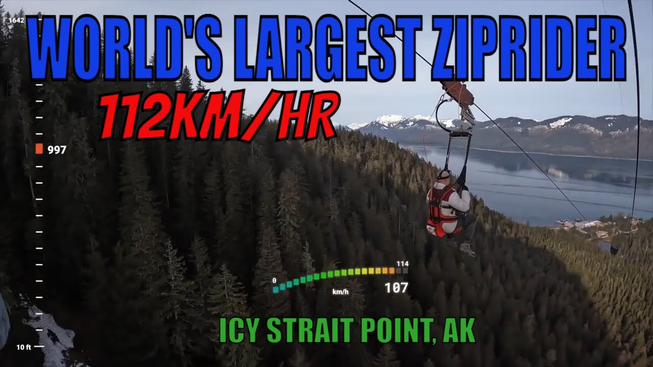 World s Largest Zip Line 112km hr In Icy Strait Point Alaska zipline world-s-largest-zip-line-112km-hr-in-icy-strait-point-alaska-zipline