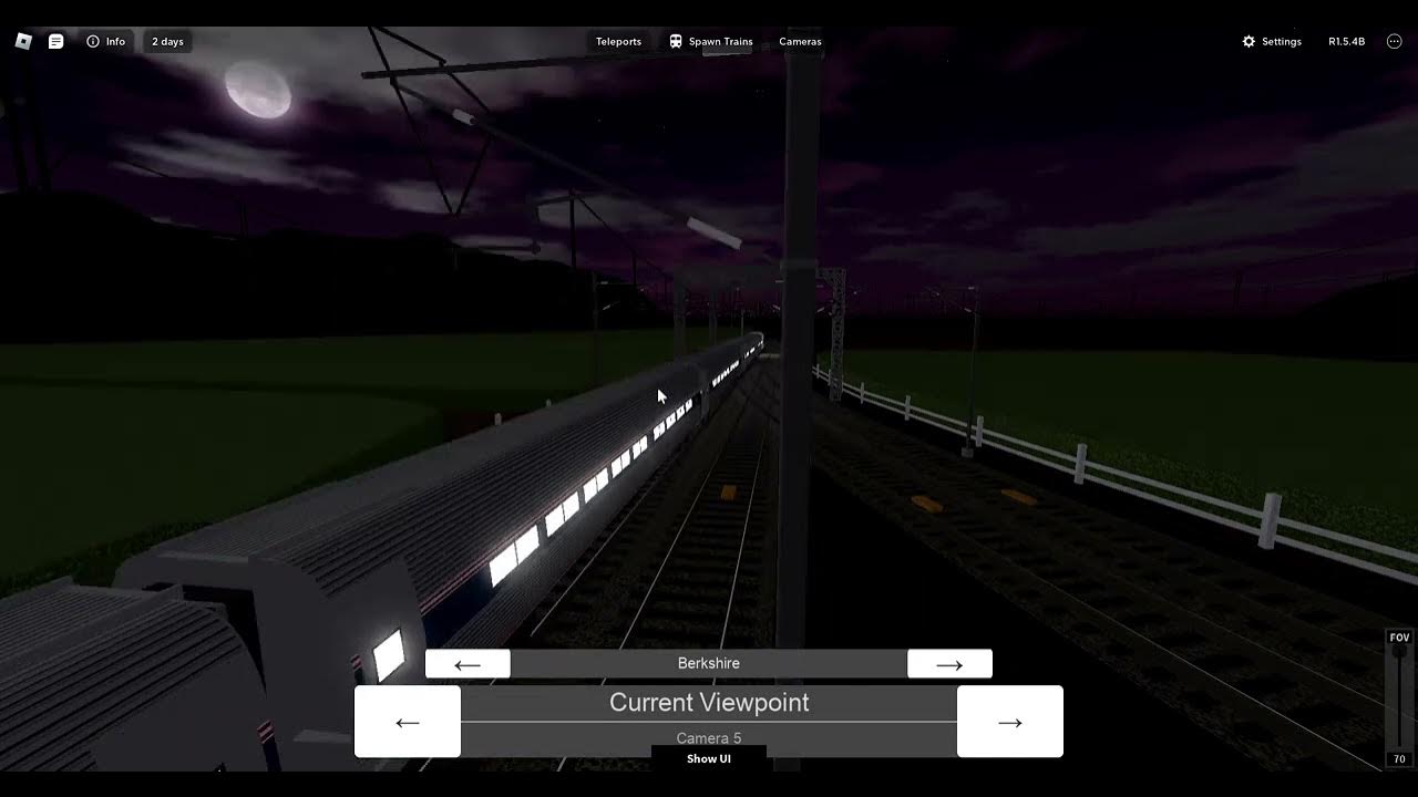 Amtrak train pass through berkshire (Roblox Rails Unlimited) - YouTube