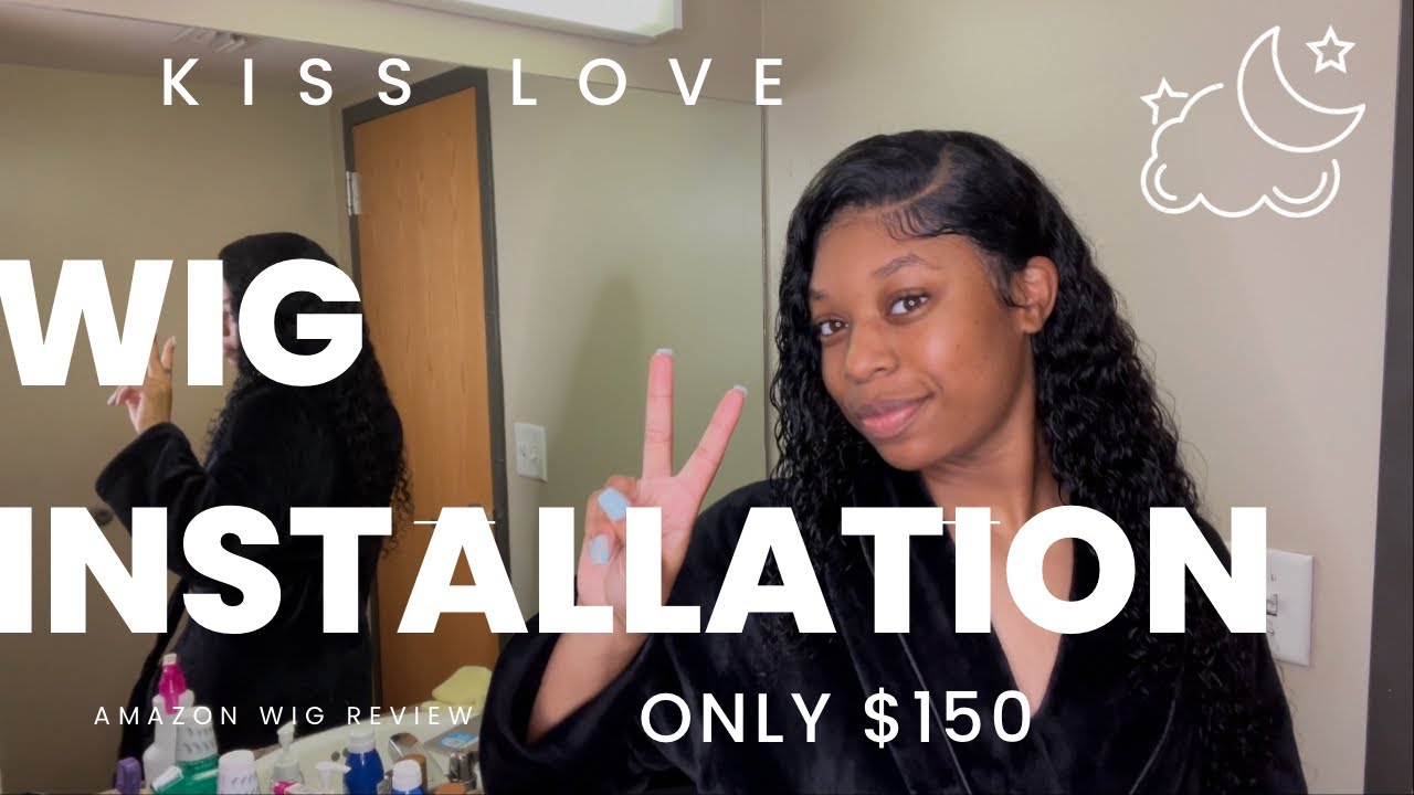 Installing Amazon Wig | 26 inch Kiss Love 13x4 Deep Wave Lace Front Wig ...