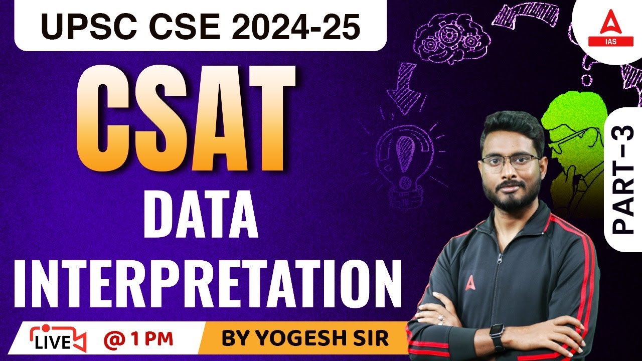 Data interpretation (DI) For UPSC CSAT 2023 | UPSC CSAT IAS Foundation ...