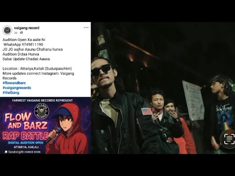 Flow & Barz Rap Battle Coming Soon - Farwest Side Attariya !! VAIGANG ...