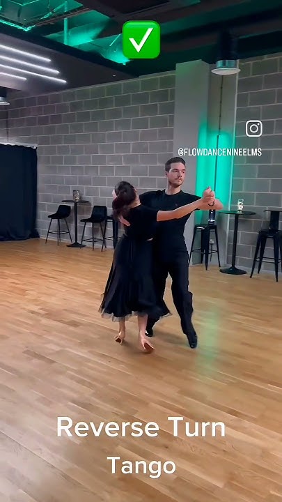 & ️ in foot and body positioning of Reverse Turn in Tango - keep dancing! #dance #tango #shorts ...