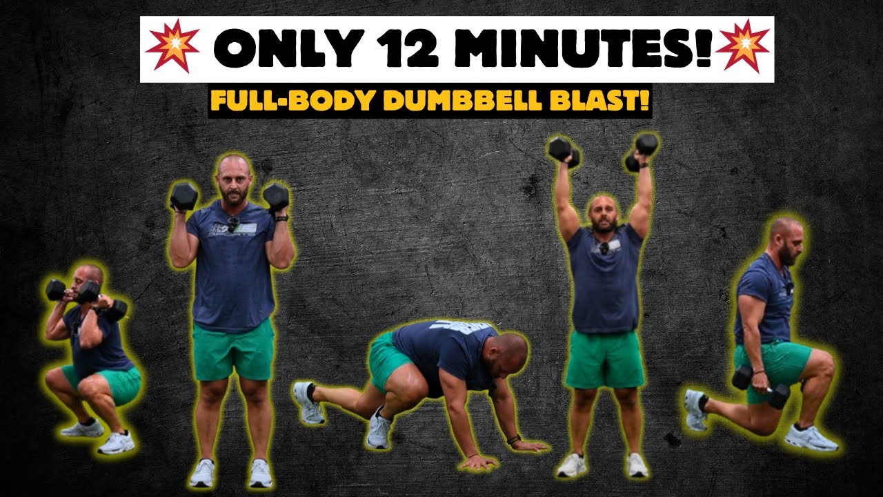 Intense Dumbbell CrossFit Workout| Get Shredded in 12 Minutes! - YouTube