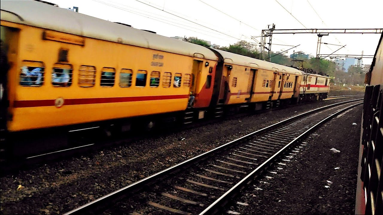 17406 Adilabad Tirupati Krishna Express Train at Secunderabad Junction ...