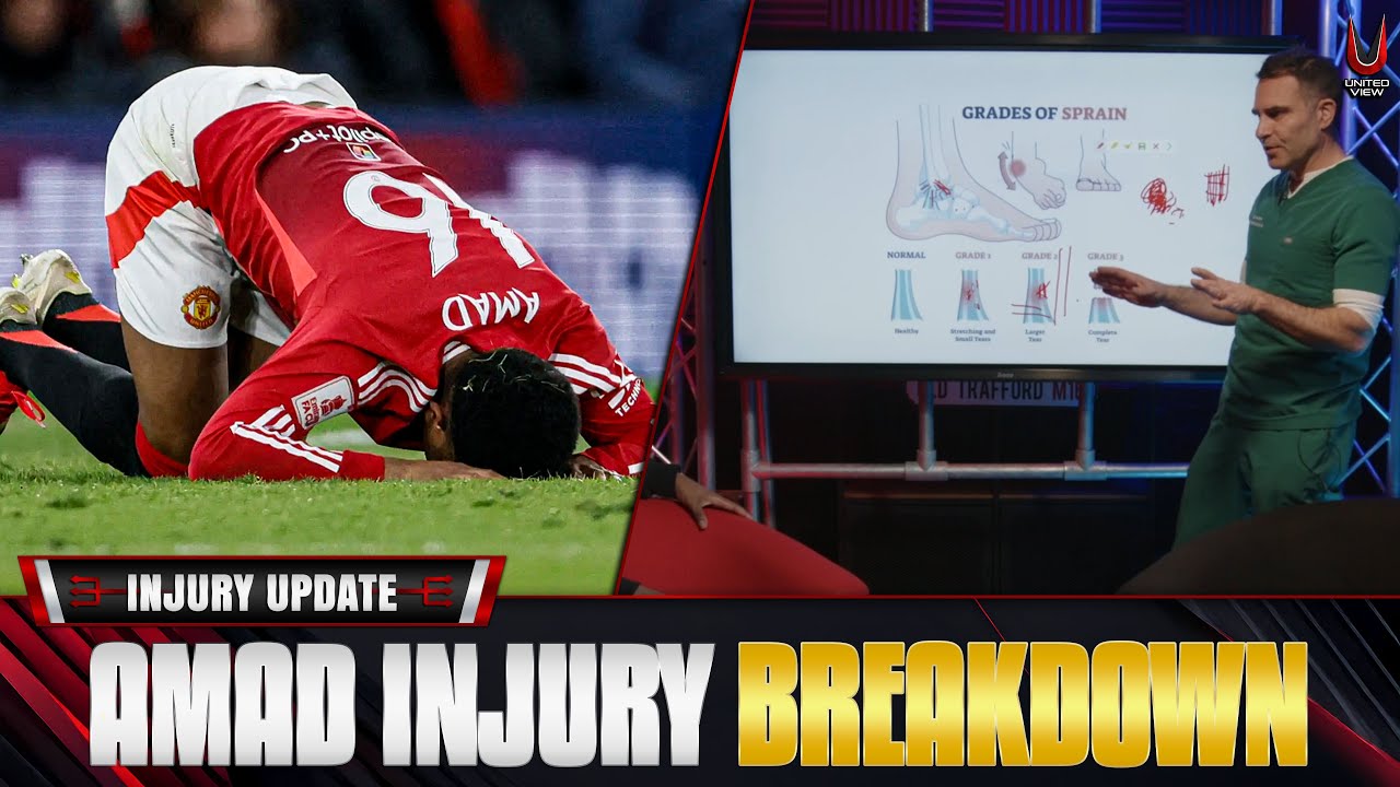 Ex Premier League Doctor Explains Amad Ankle Injury! - YouTube