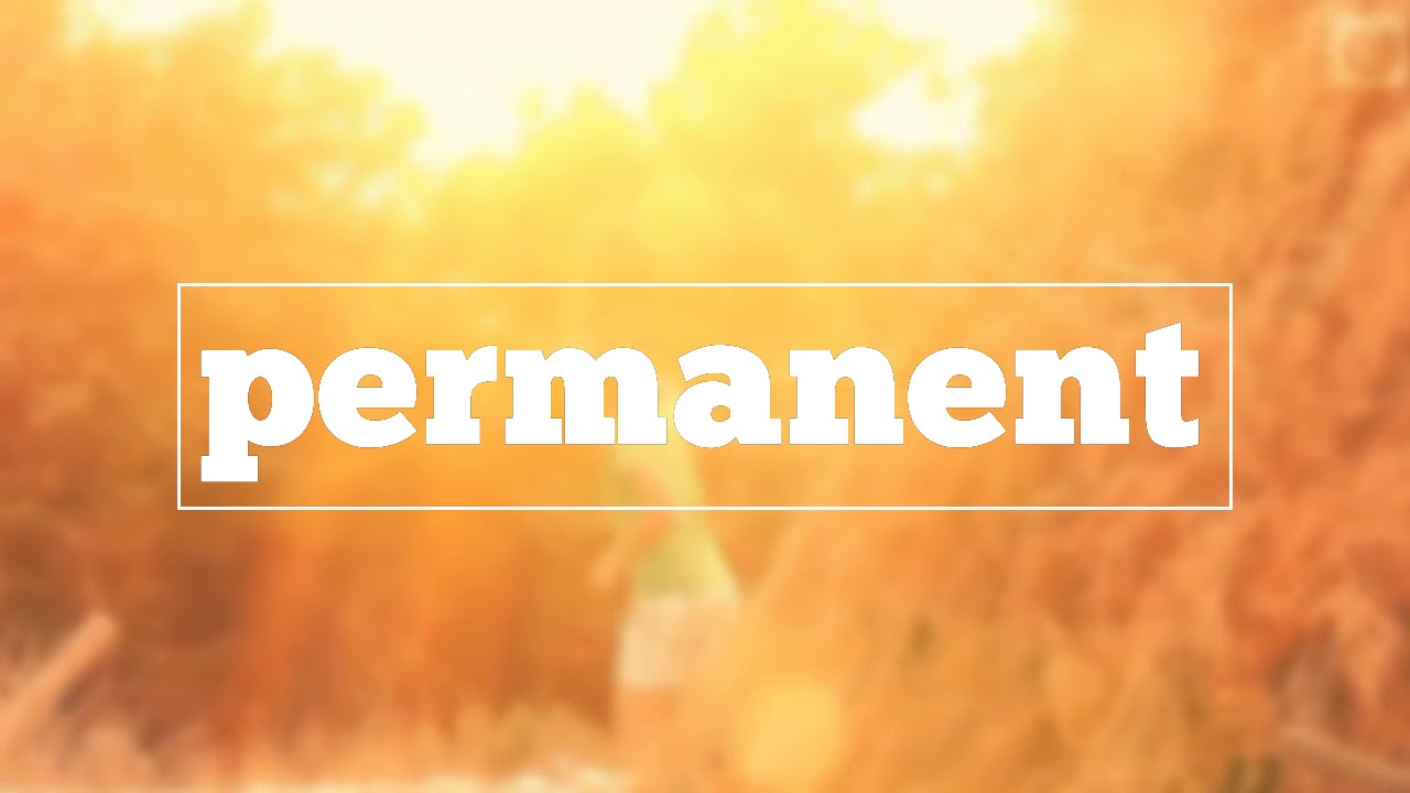 Learn how to spell permanent - YouTube