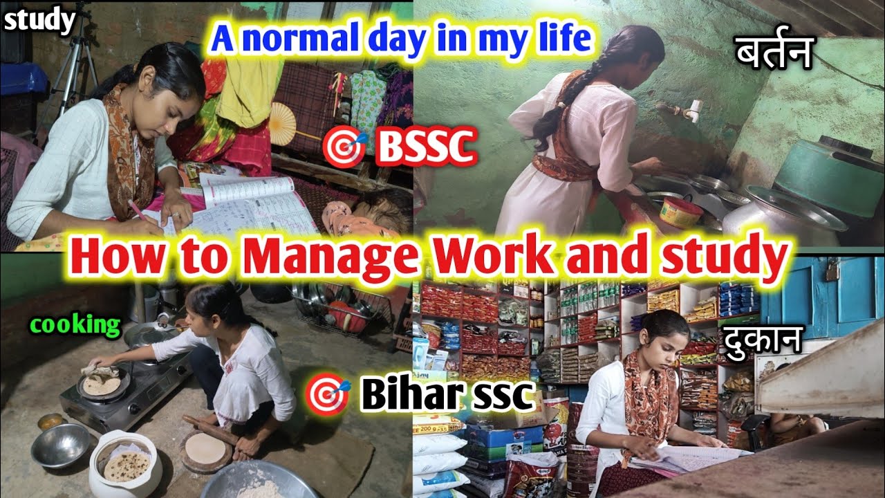 A normal day in my life| How to manage study and work - YouTube