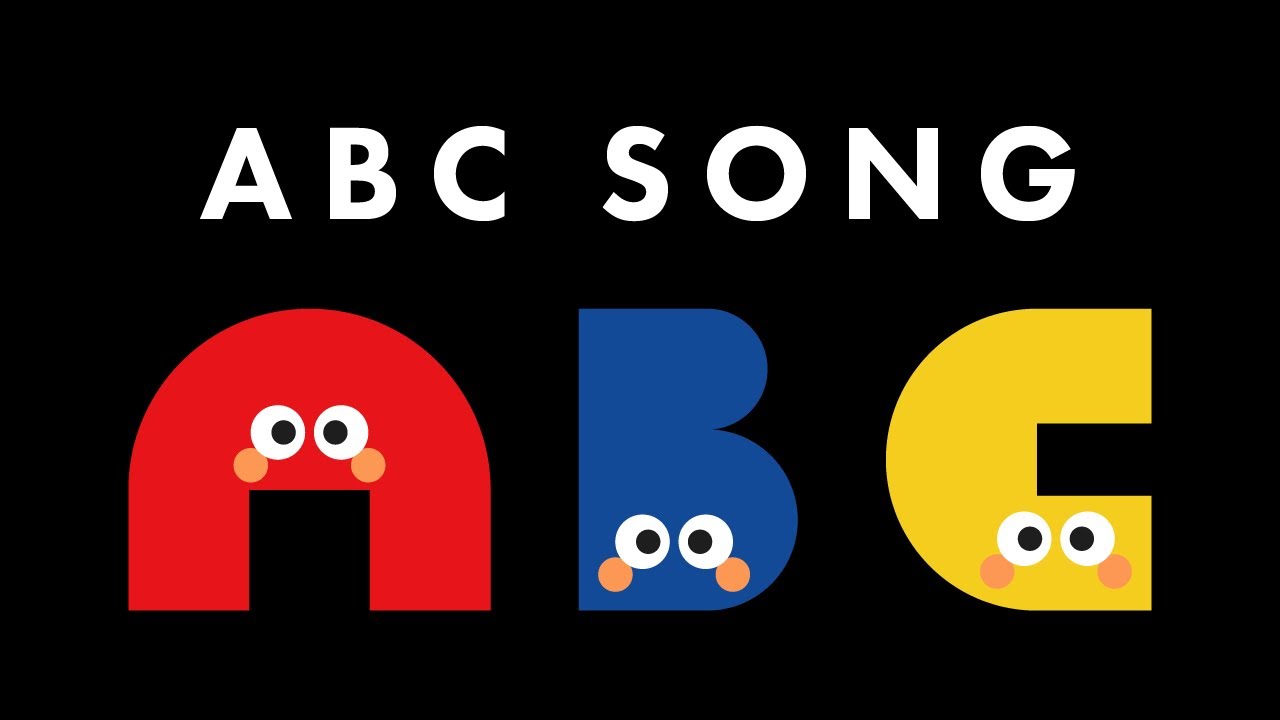 Blocky ABC Song (High-Contrast Edition) | Bright Primary Alphabet ...
