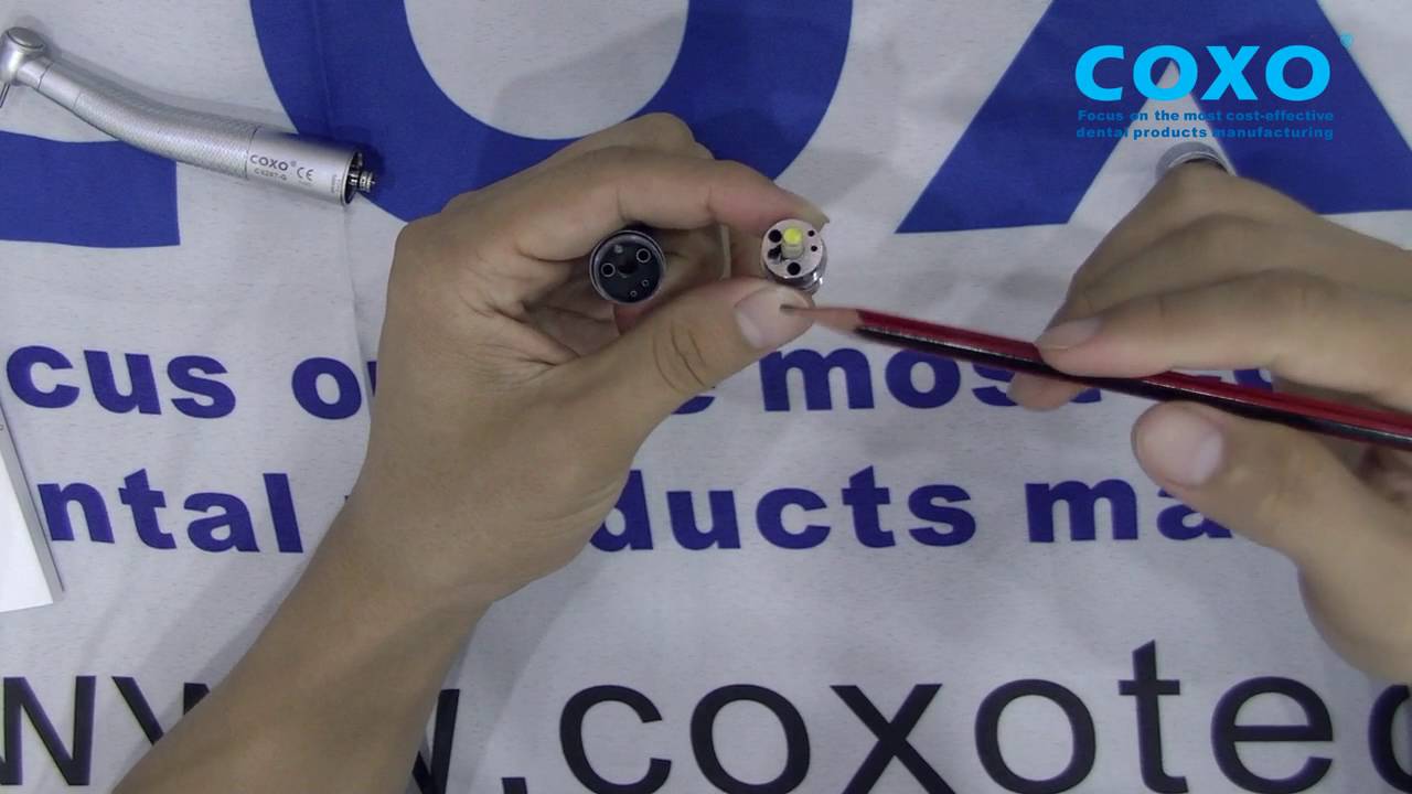 Replace the LED bulb of NSK quick coupling - YouTube