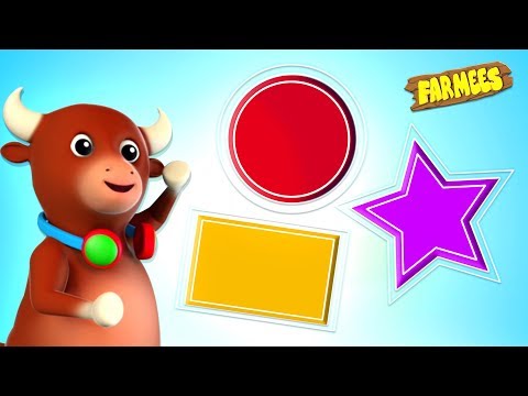 We Are Shapes - Songs For Children & Nursery Rhymes | Cartoons by Farmees
