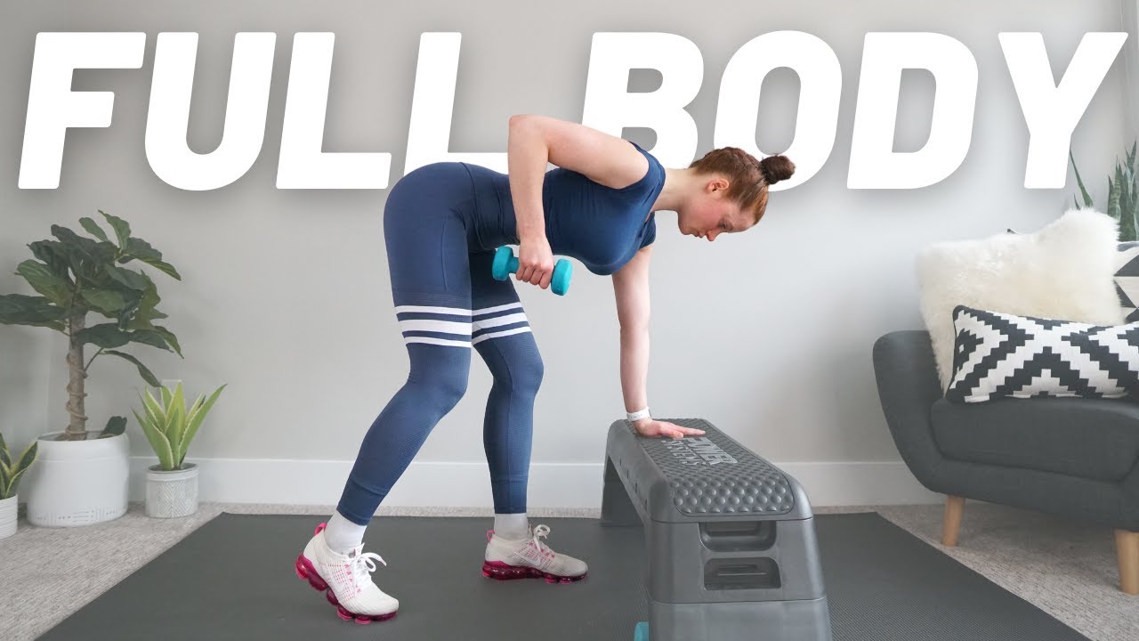40 Minute Full Body Workout With Weights (Beginner Weights Workout At ...