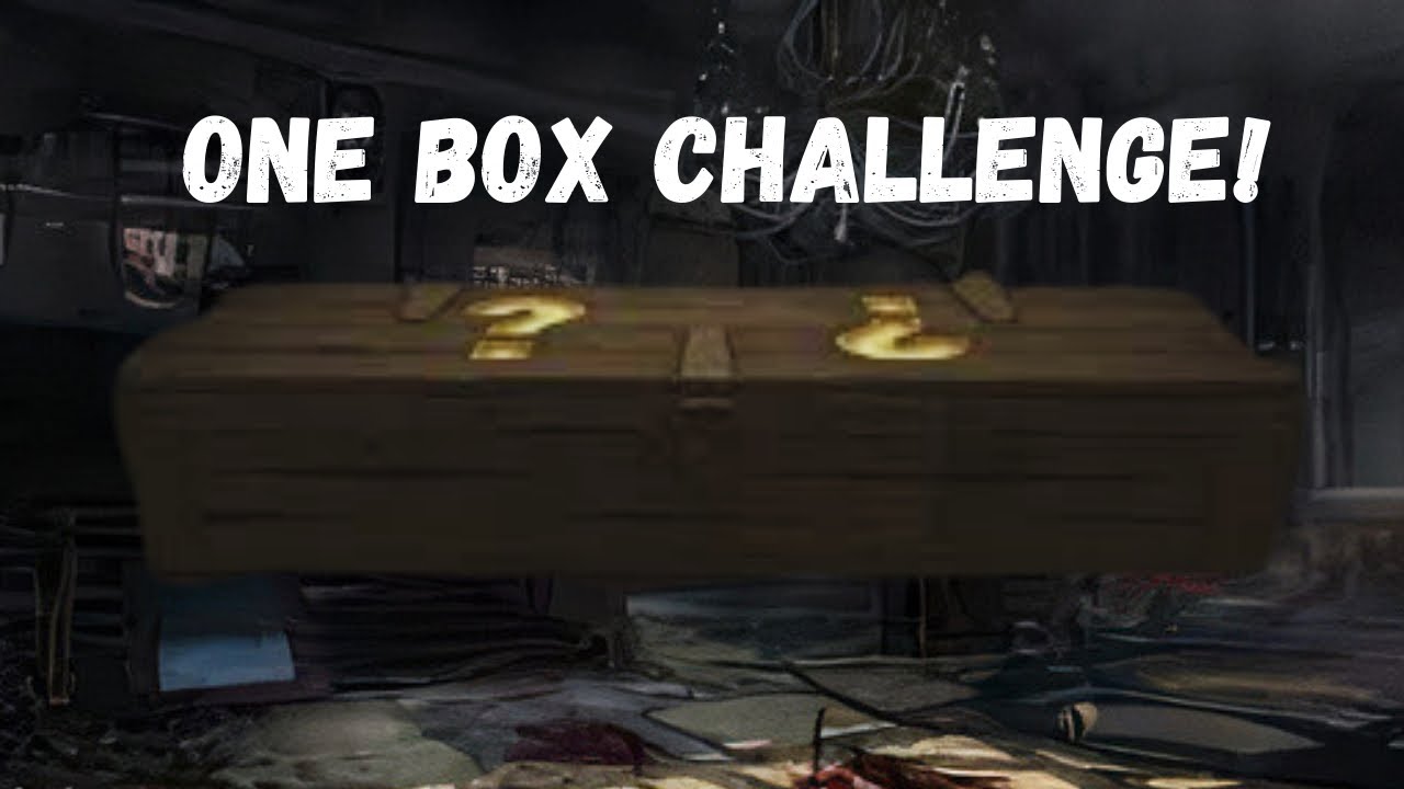 ONE BOX CHALLENGE! (Cod Bo 1) - YouTube