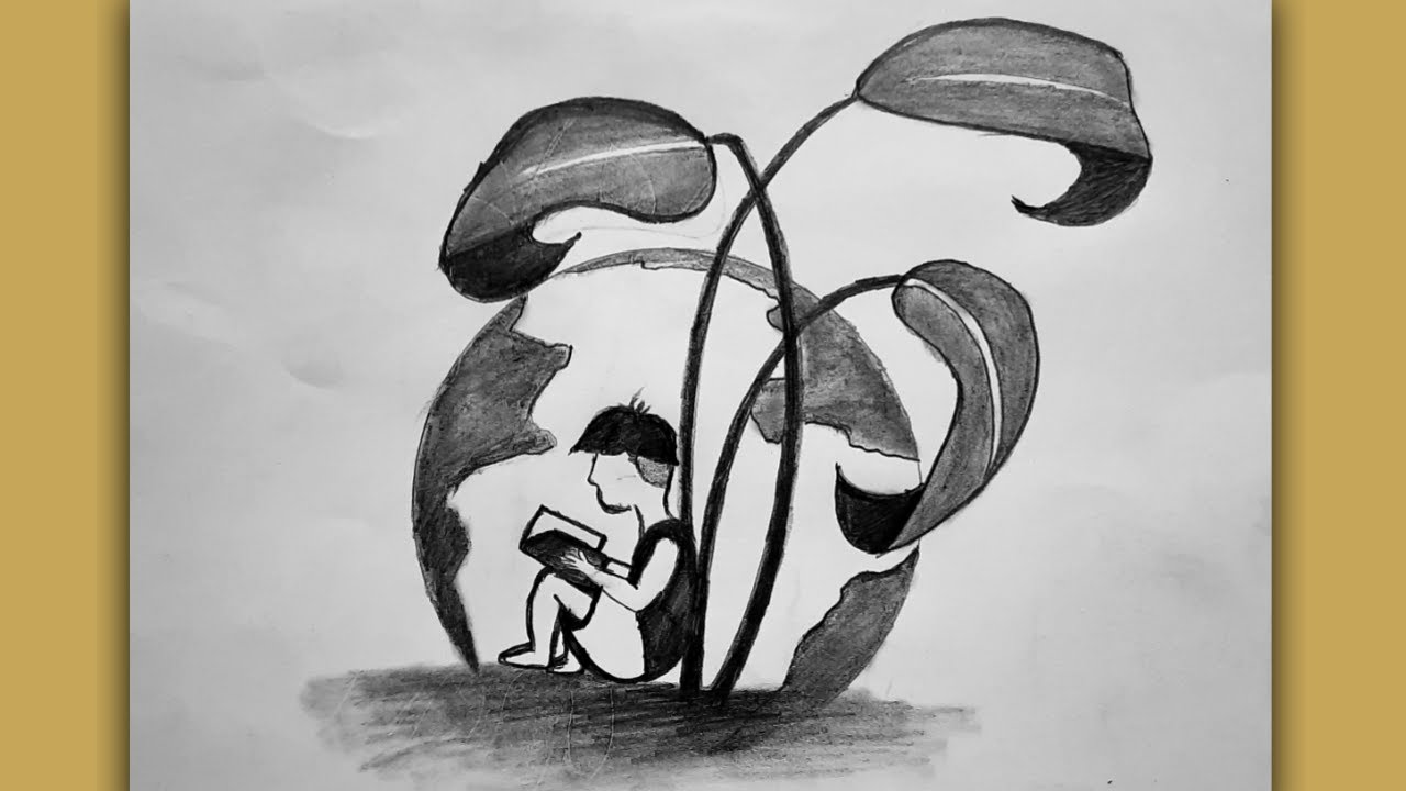 National Education Day Drawing - Education Day Poster Easy - YouTube