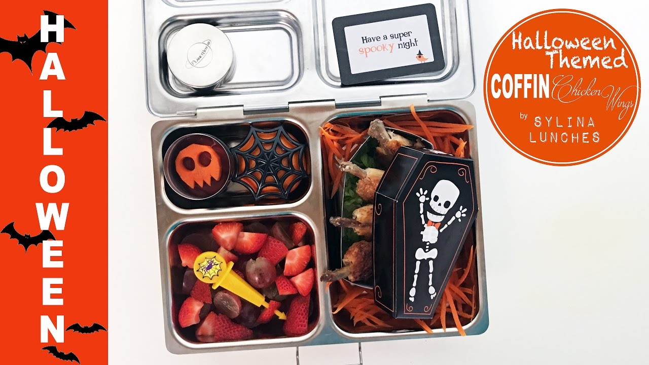 Halloween Lunch Ideas - Coffin & Bones - YouTube