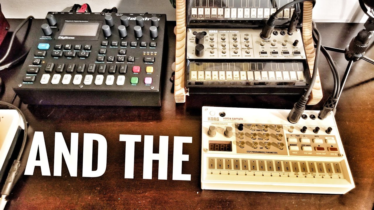 Using the Volca Sample as a Drum Machine for the Digitone - YouTube