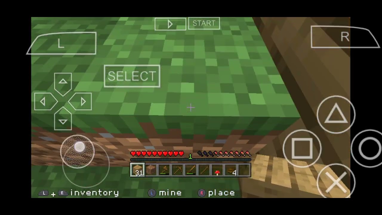 Minecraft PsP Edition | old version | ppsspp gameplay #1 - YouTube