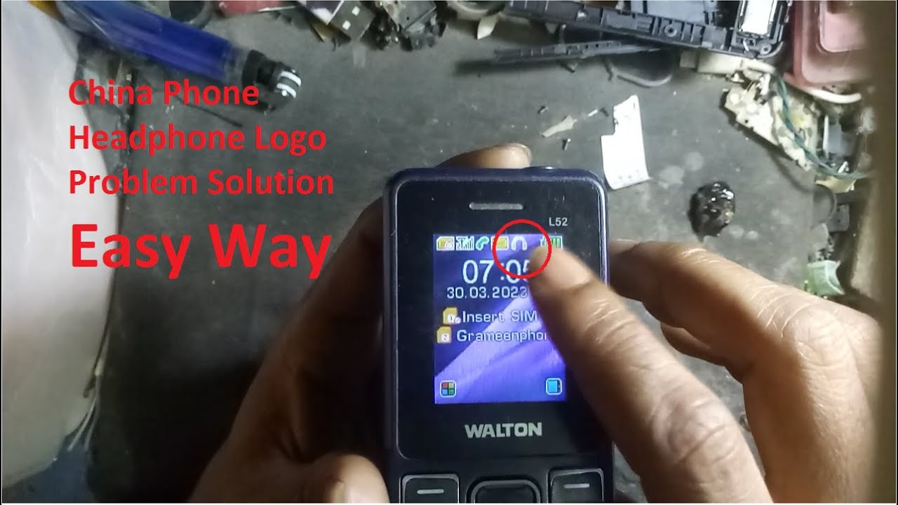 Walton L52 Headphone logo Problem Solution Easy Way ll simply info bd ...