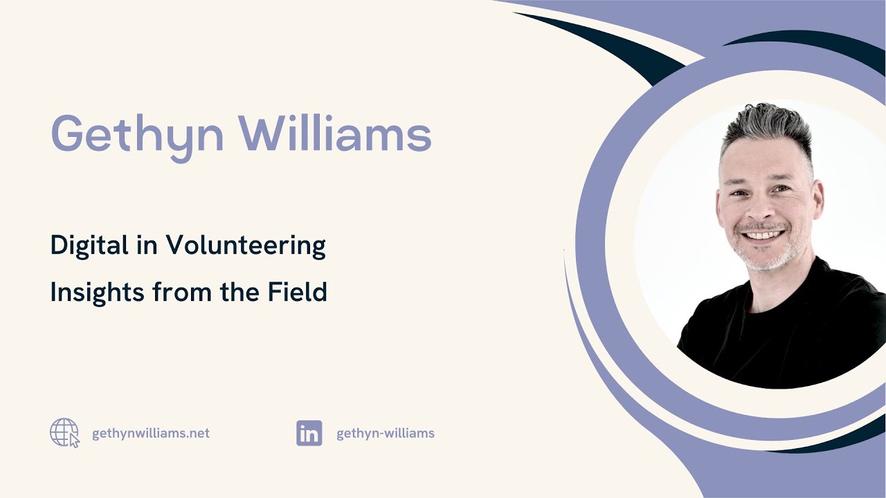 TK 2024: Digital in Volunteering Toolkit with Gethyn Williams - YouTube