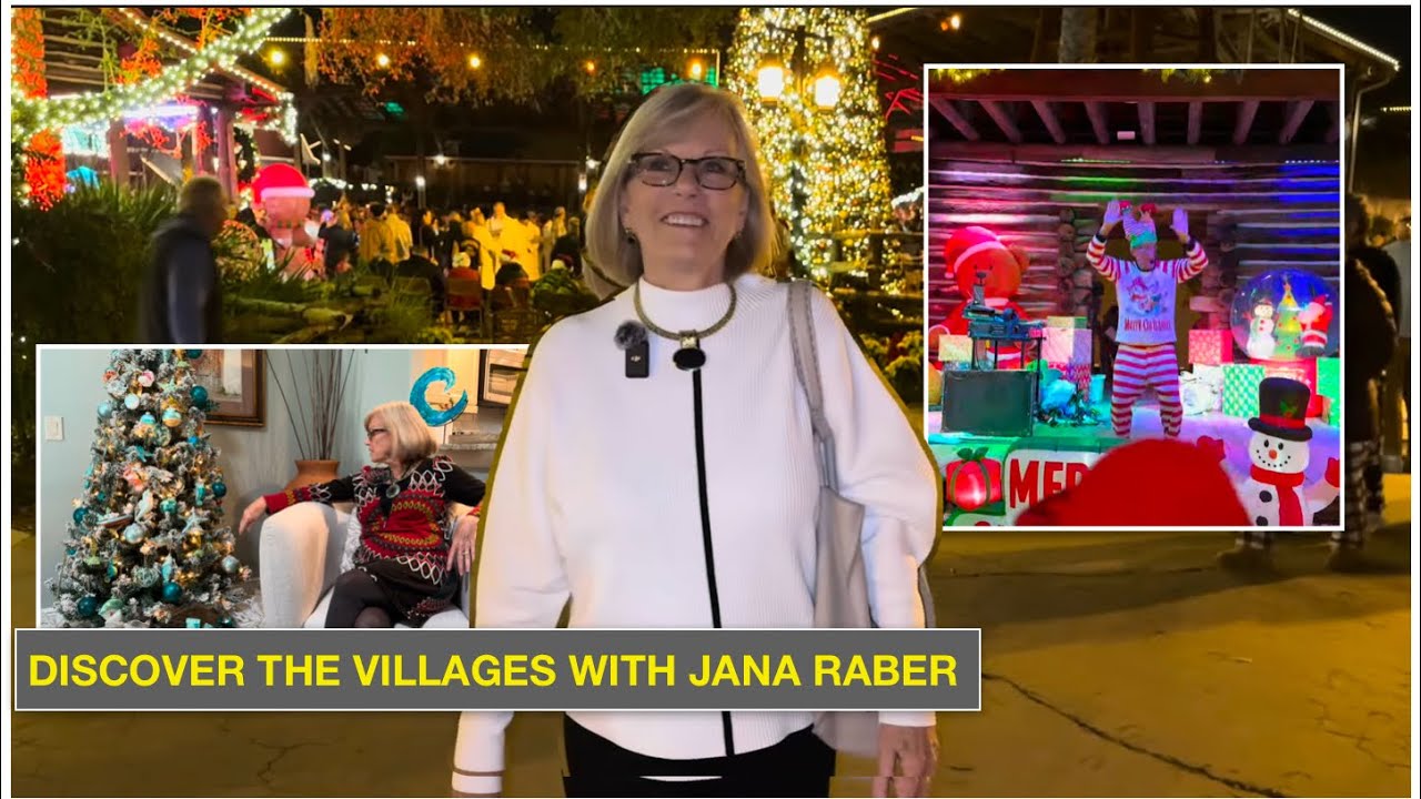 Ep 157 Discover the Villages with Jana Raber. Christmas plus our usual ...