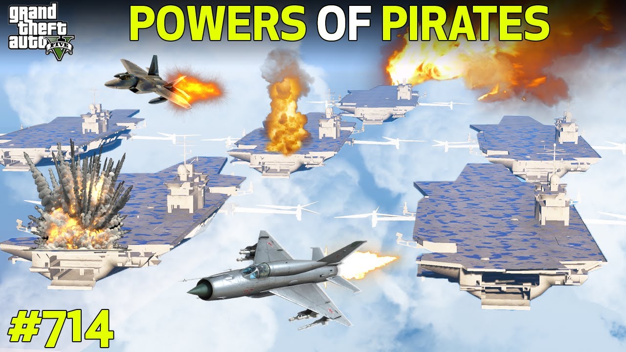 GTA 5 : #714 WORLD'S FIRST BIGGEST MAFIA POWERS OF PIRATES GTA 5 ...