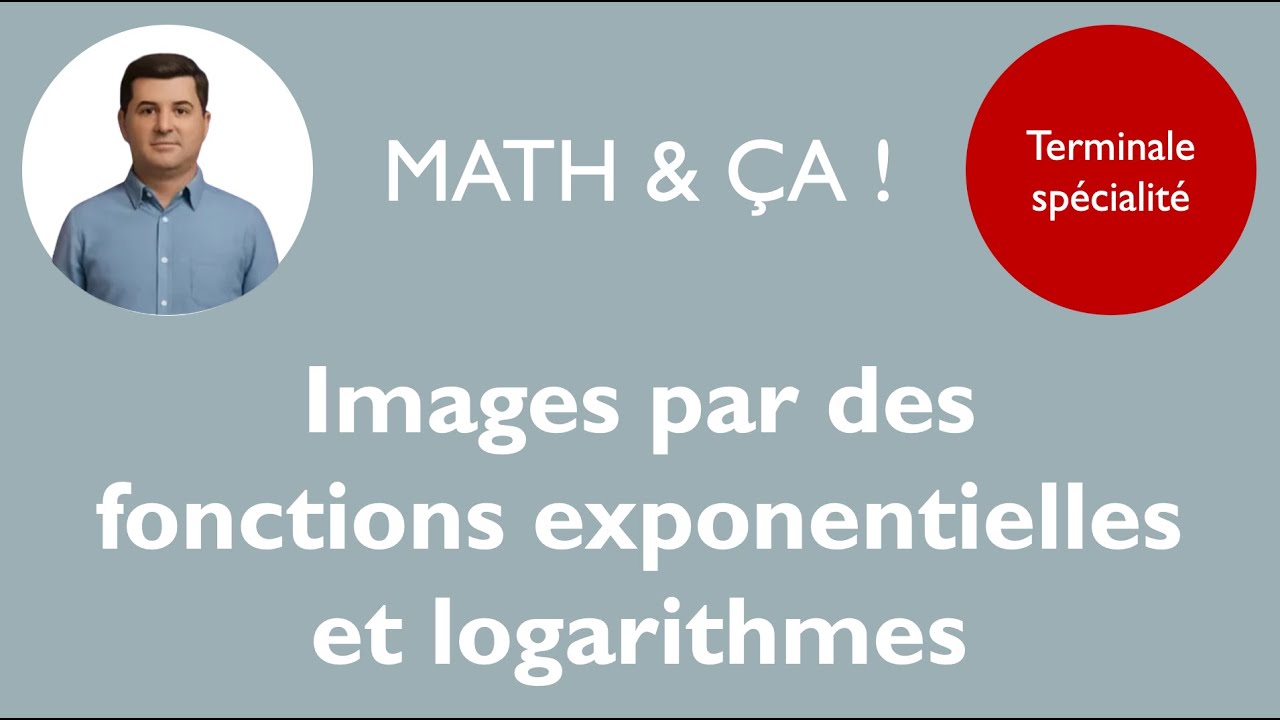 Images par des fonctions exponentielles et logarithmes - YouTube
