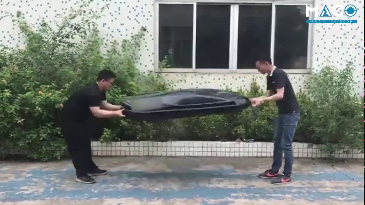 Unbreakable ABS Car Roof Box - YouTube