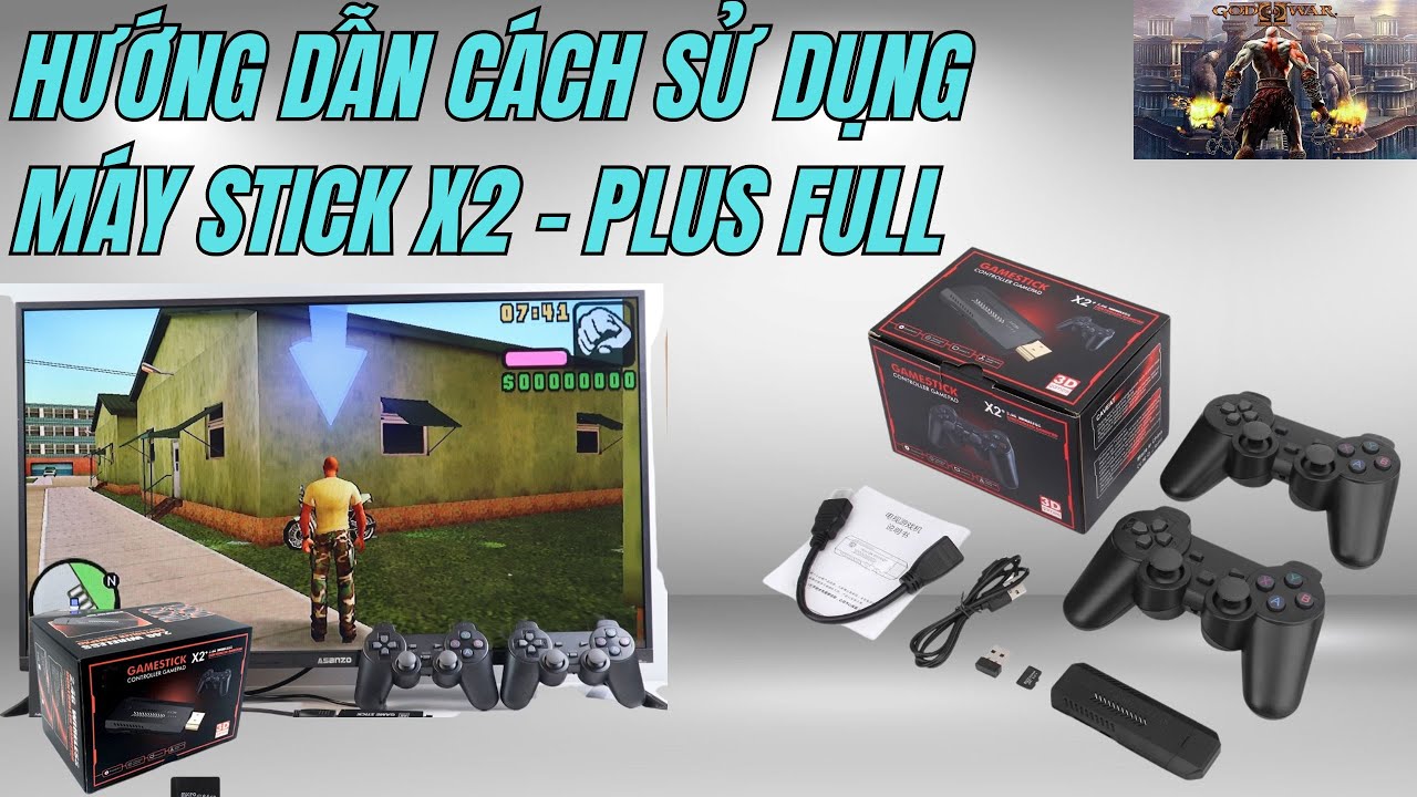 Hướng dẫn sử dụng Máy chơi game stick 3D X2 Plus chi tiết từ A - Z ...