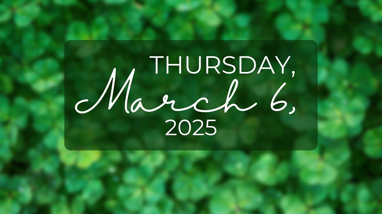 Thursday, March 6, 2025 - YouTube