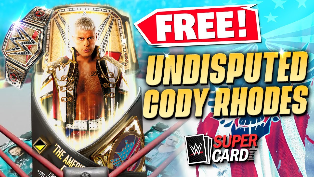 How to get a FREE Undisputed CODY RHODES! Double PLE Card Cash in ...