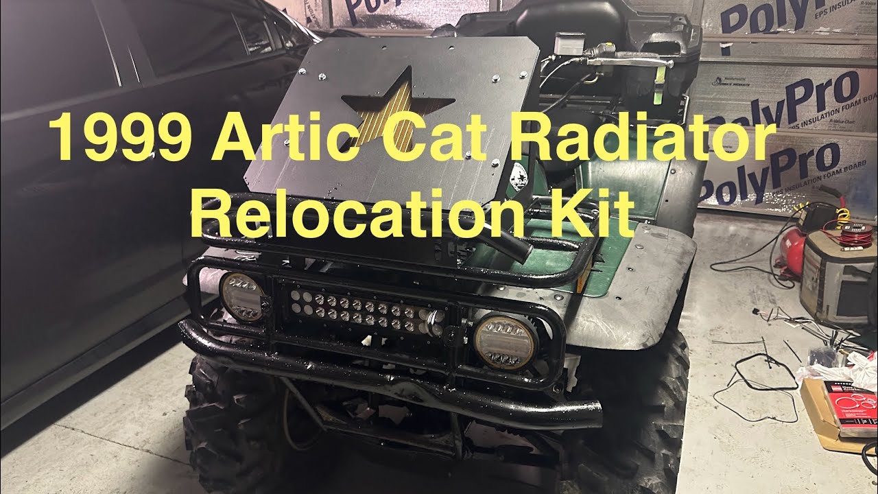 1999 Artic Cat Radiator Relocation #atv ⁠@articcat @polaris - YouTube