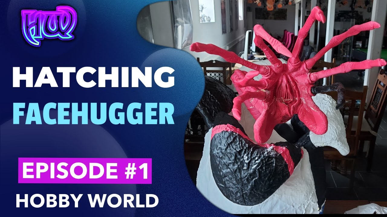 Alien Egg, Hatching Facehugger [3D Printed, Full Size] - EP1 [The First ...