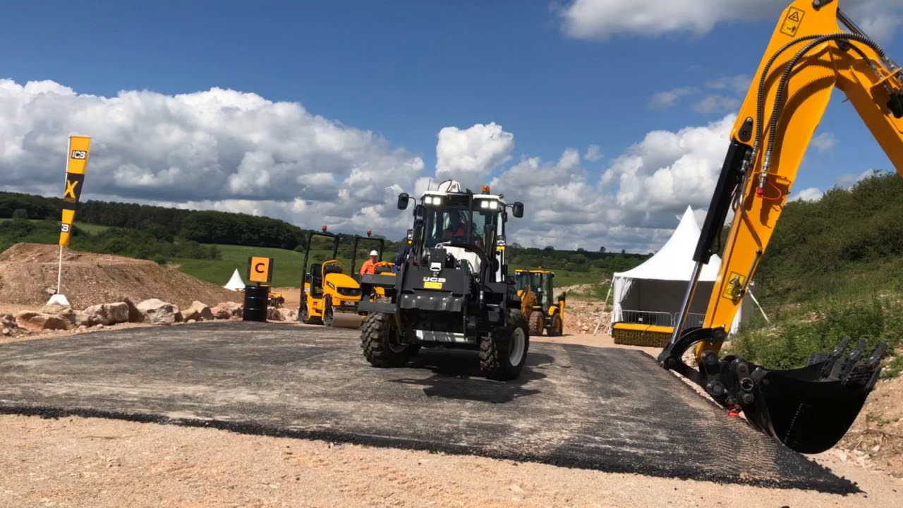 The new JCB 3CX Compact Highway Master at the Press Launch 2019 - YouTube