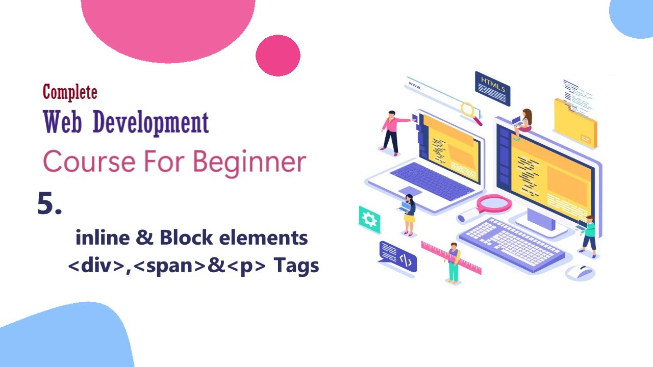 inline & block elements |div , span , para tags| Web DEVELOPMENT ...