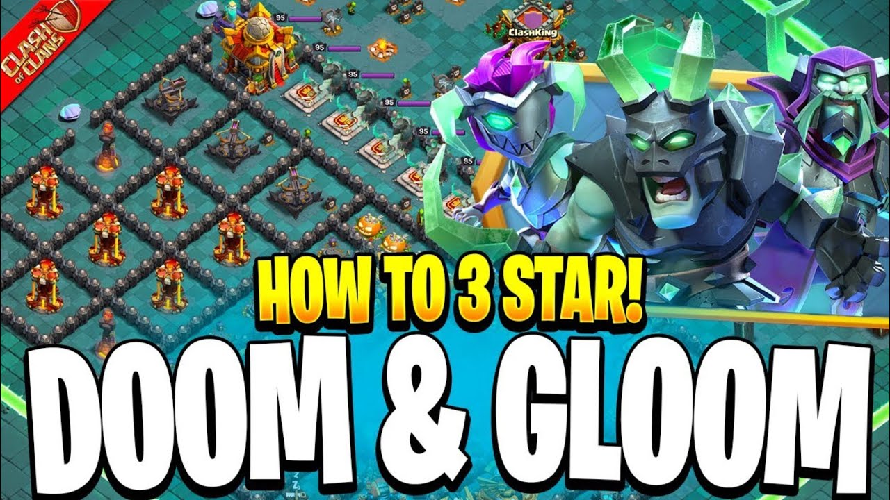 look how to complete doom&gloom challange Clash of clan - YouTube