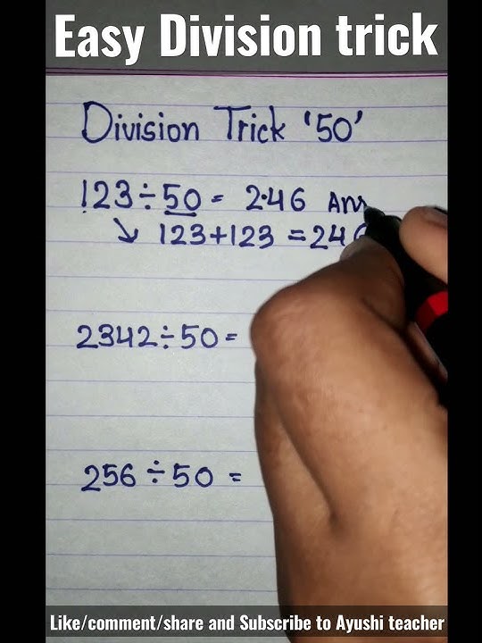 New Divide Trick 2021 | Divide Short Trick | Big Numbers Division Tricks | Divide Any Number ...