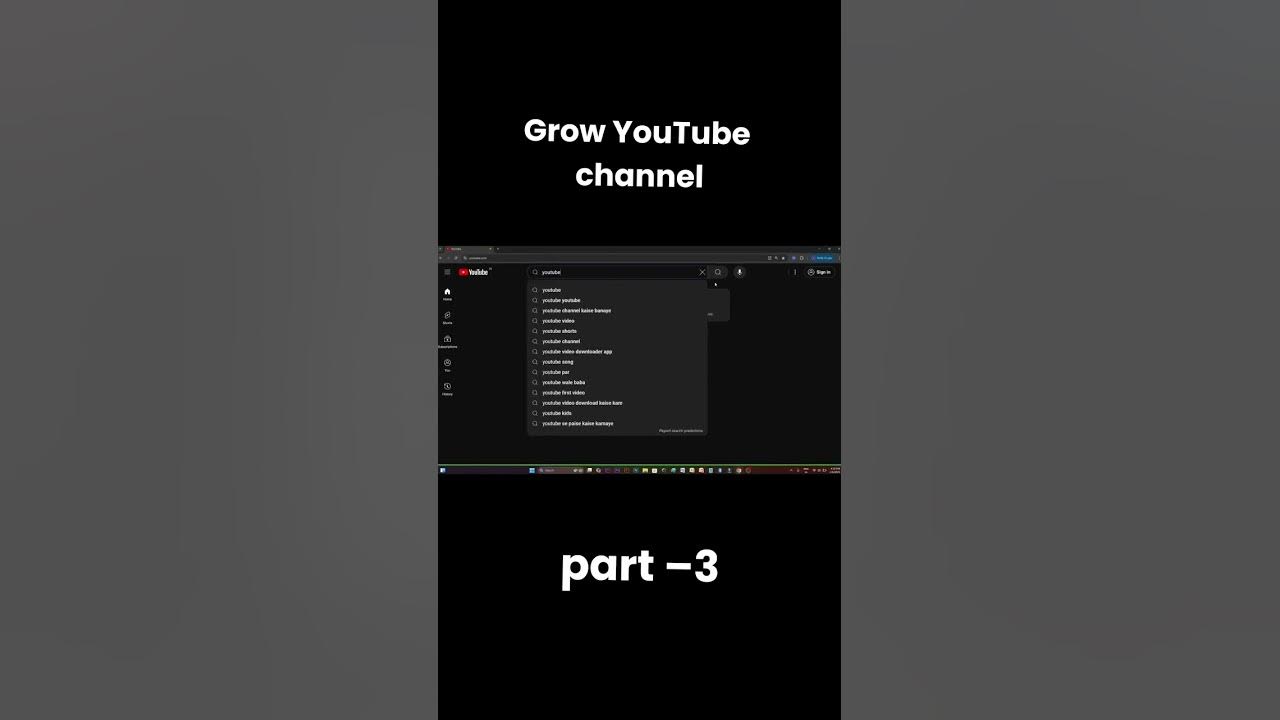 how to grow YouTube channel part 3 #youtube #instagram #alogrithm #viral #creator#Hackalogrit ...