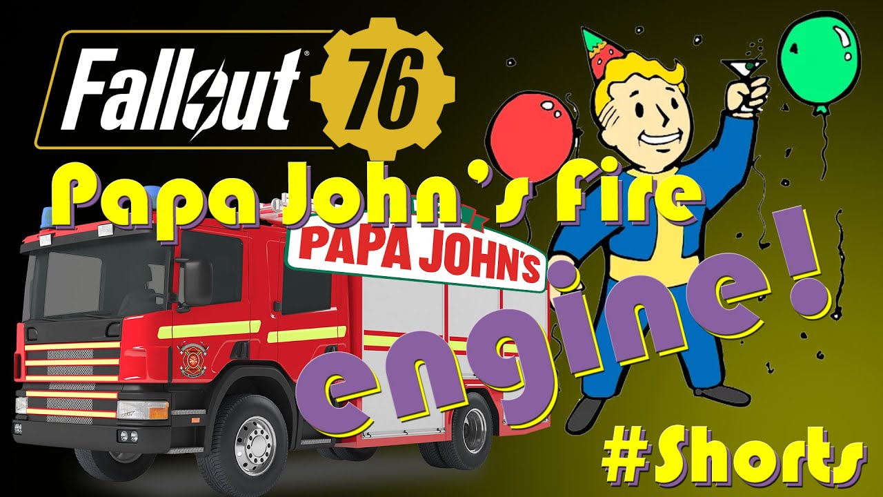 Papa John's Fire Engine! - YouTube