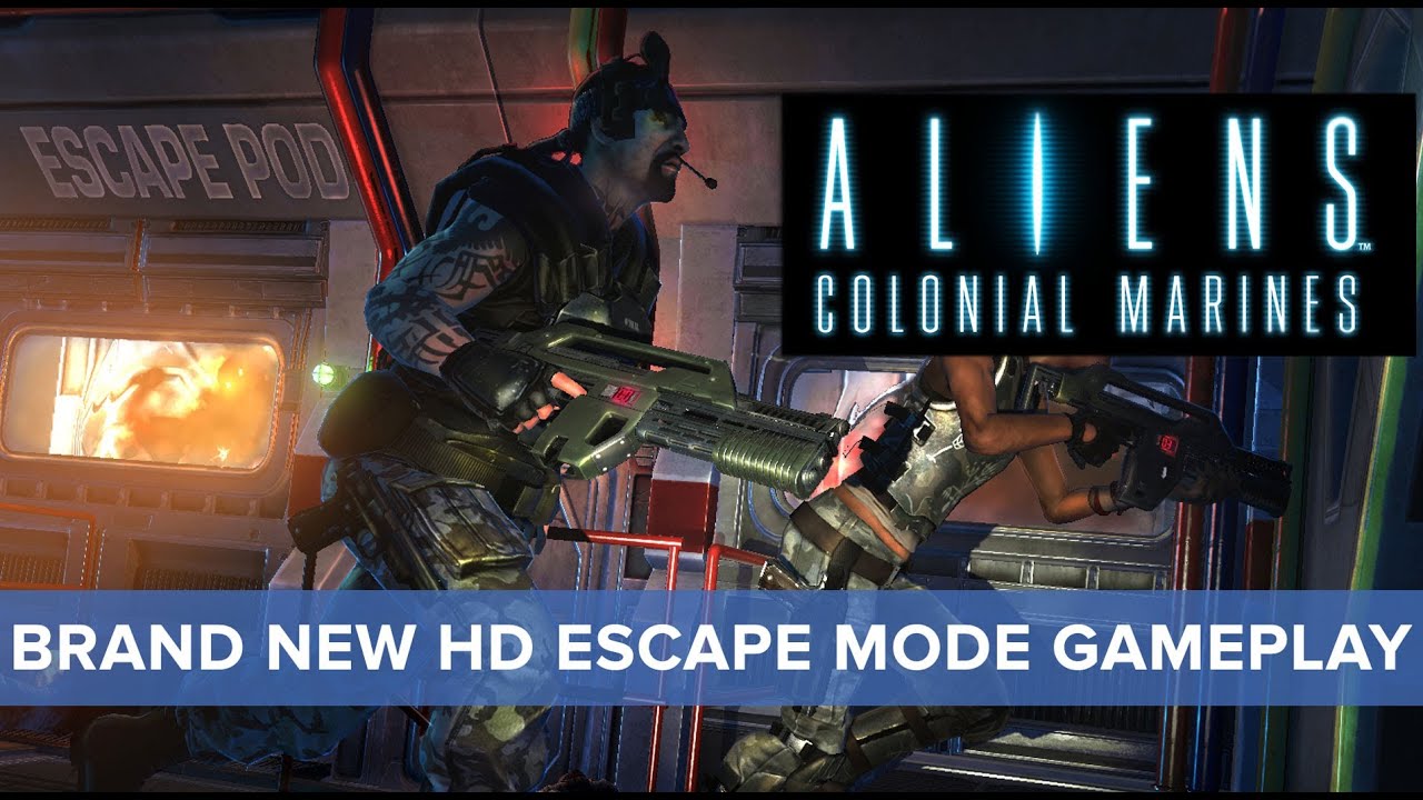 Aliens Colonial Marines - BRAND NEW HD ESCAPE MODE GAMEPLAY ...