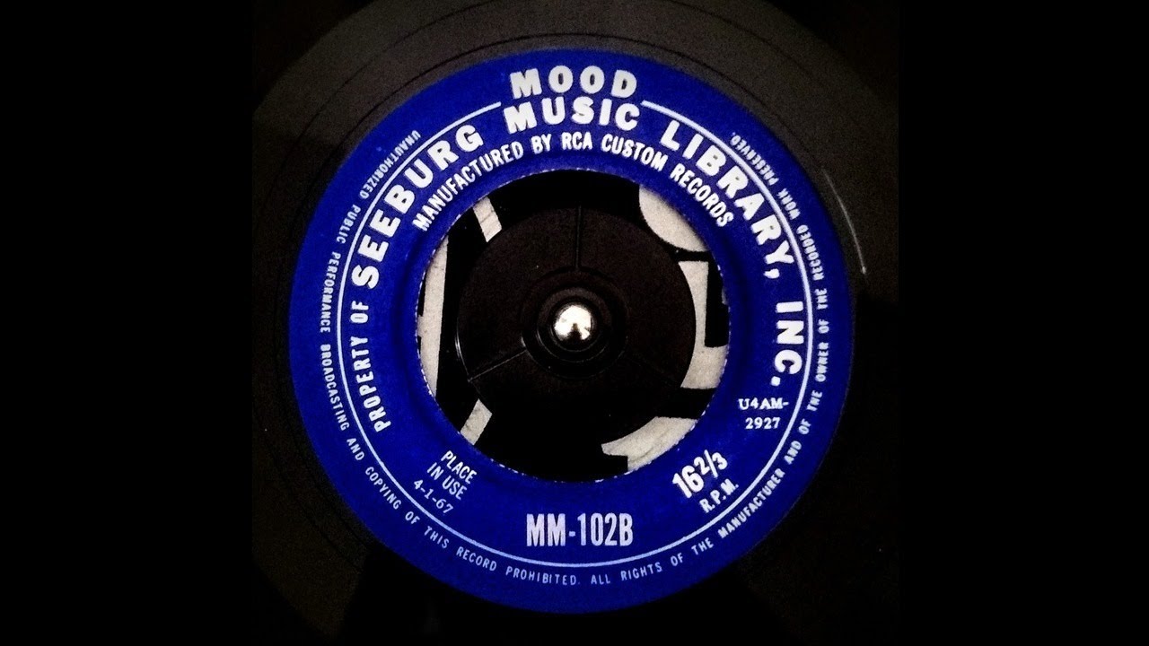 Seeburg 1000 Mood Background Elevator Music Library 16 RPM Record: MM ...