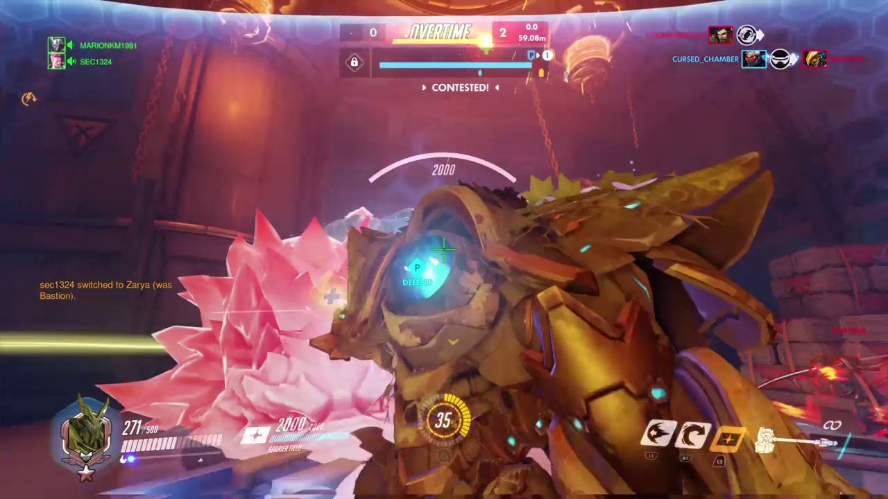 Overwatch: Origins Edition_Reinhardt & Ana play 1-1 - YouTube