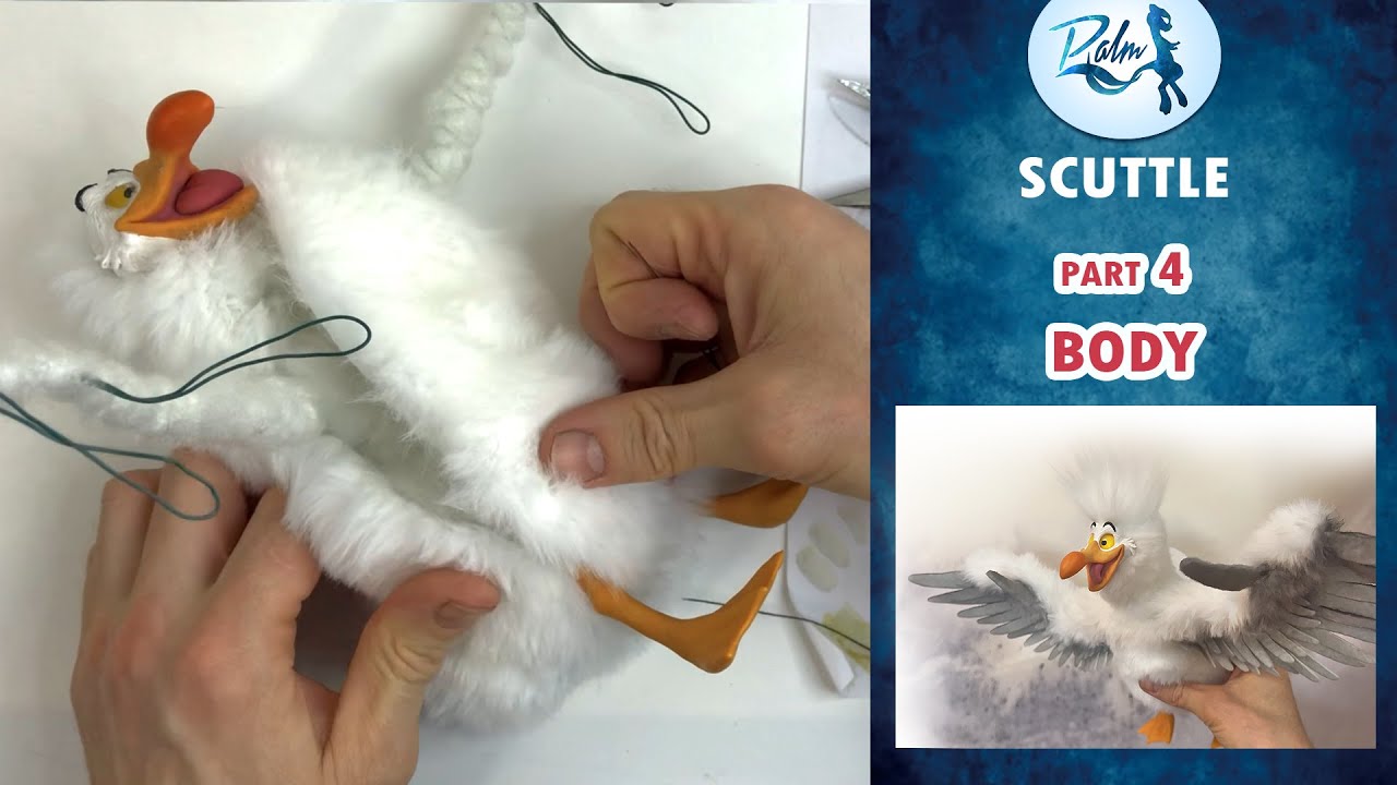 DIY Scuttle’s Body: Sewing, Stuffing & Furry Hair Styling (The Little ...
